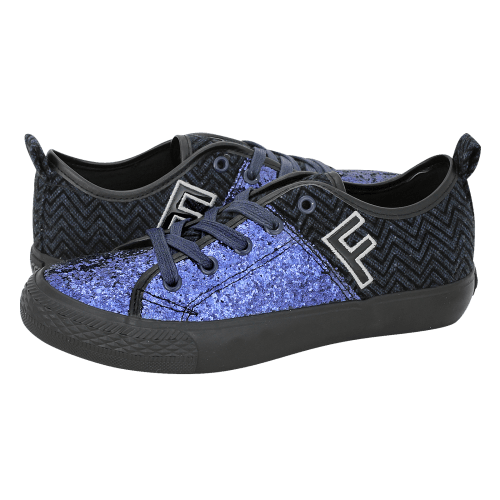 Crofton - Γυναικεία παπούτσια casual Fiorucci από glitter και υφασμα ...