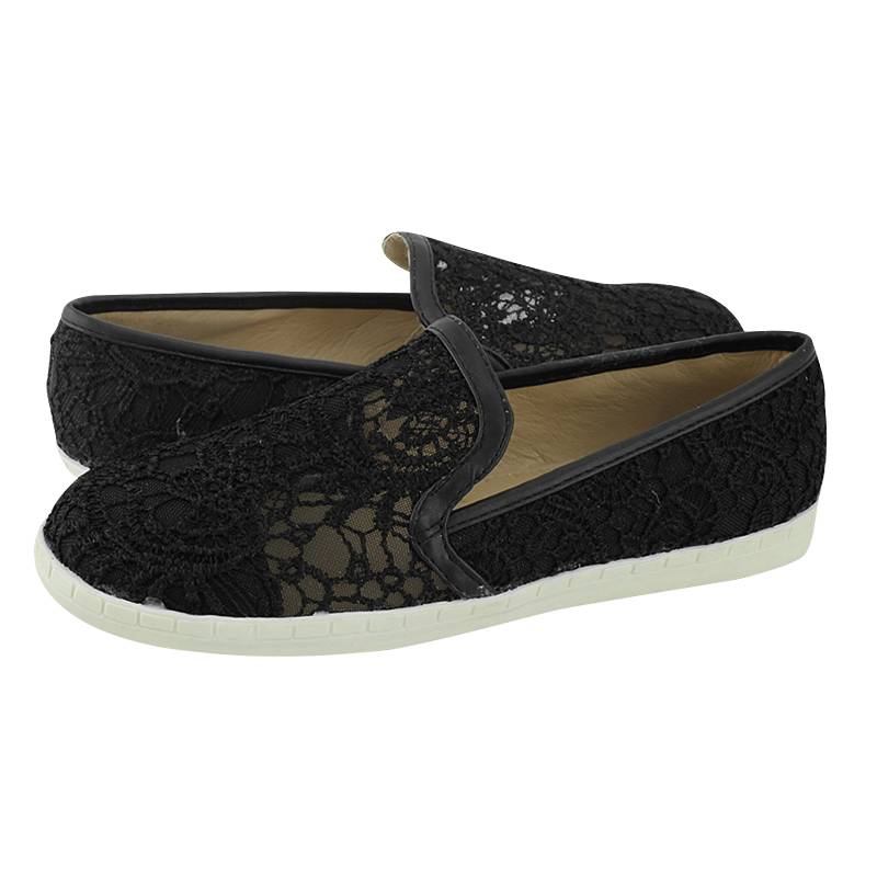 Campese - Γυναικεία παπούτσια casual Trendy too από δαντελα και δερμα ...