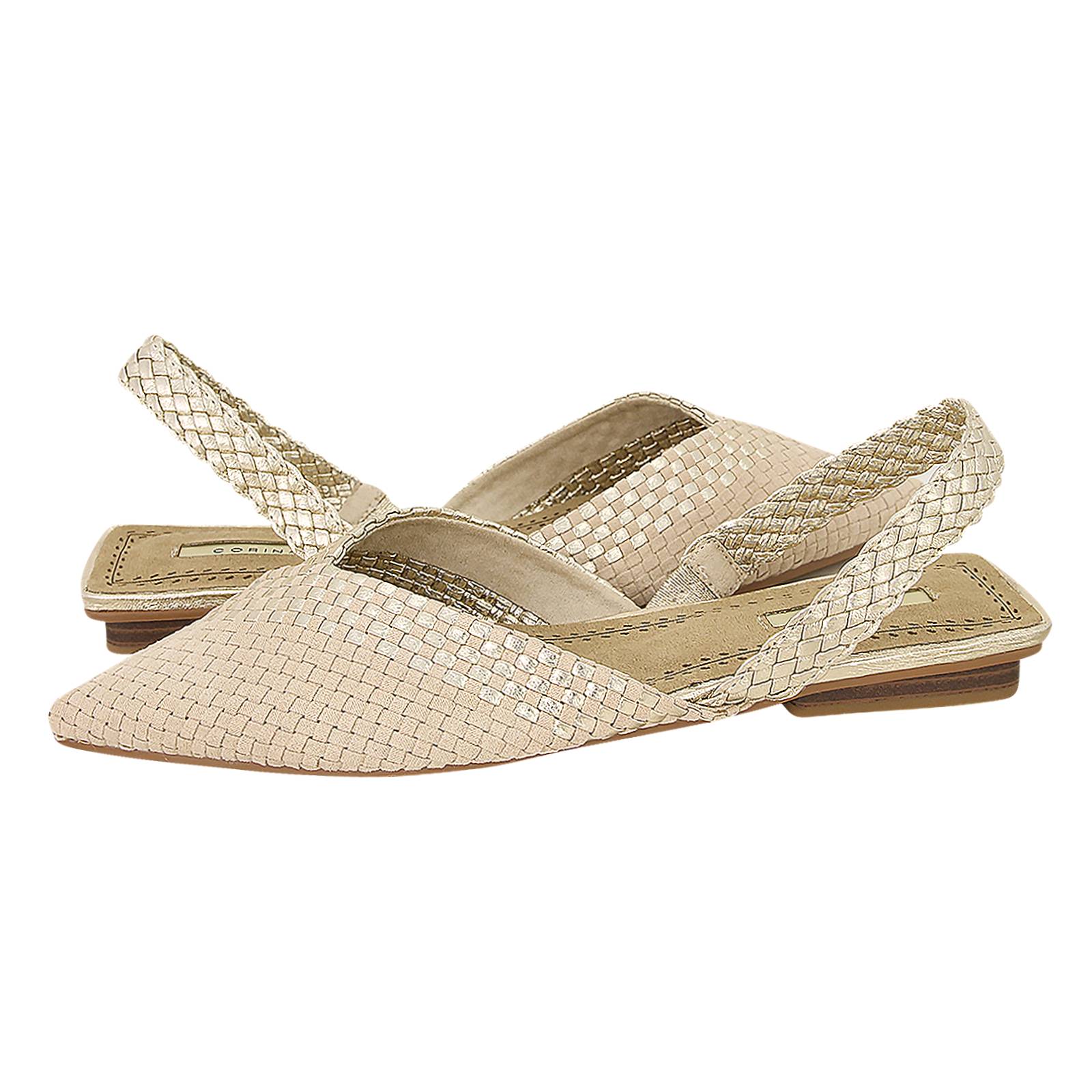 Rodine - Γυναικείες μπαλαρίνες Corina από δερμα συνθετικο και υφασμα ...